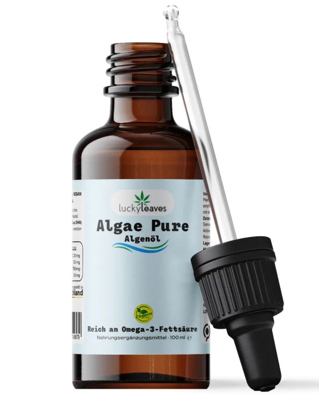 Algae Pure: EPA-reiches Algenöl mit Zitrone Verh. EPA: DHA 3:2 - 100ml ...